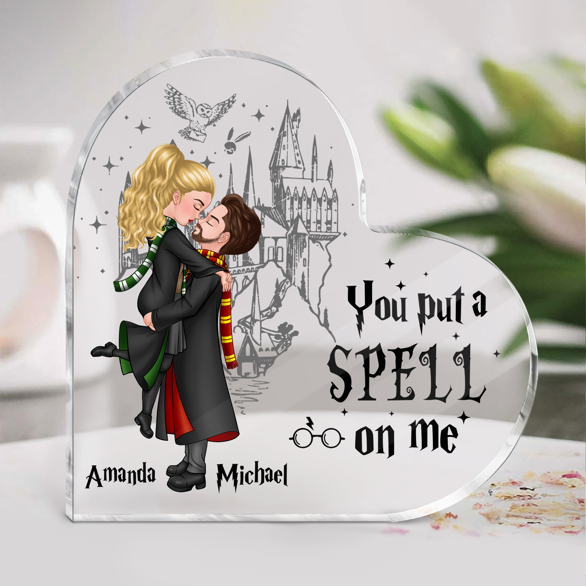 Couple - Custom Acrylic Plaque - You Put a Spell On Me - Gift for ...