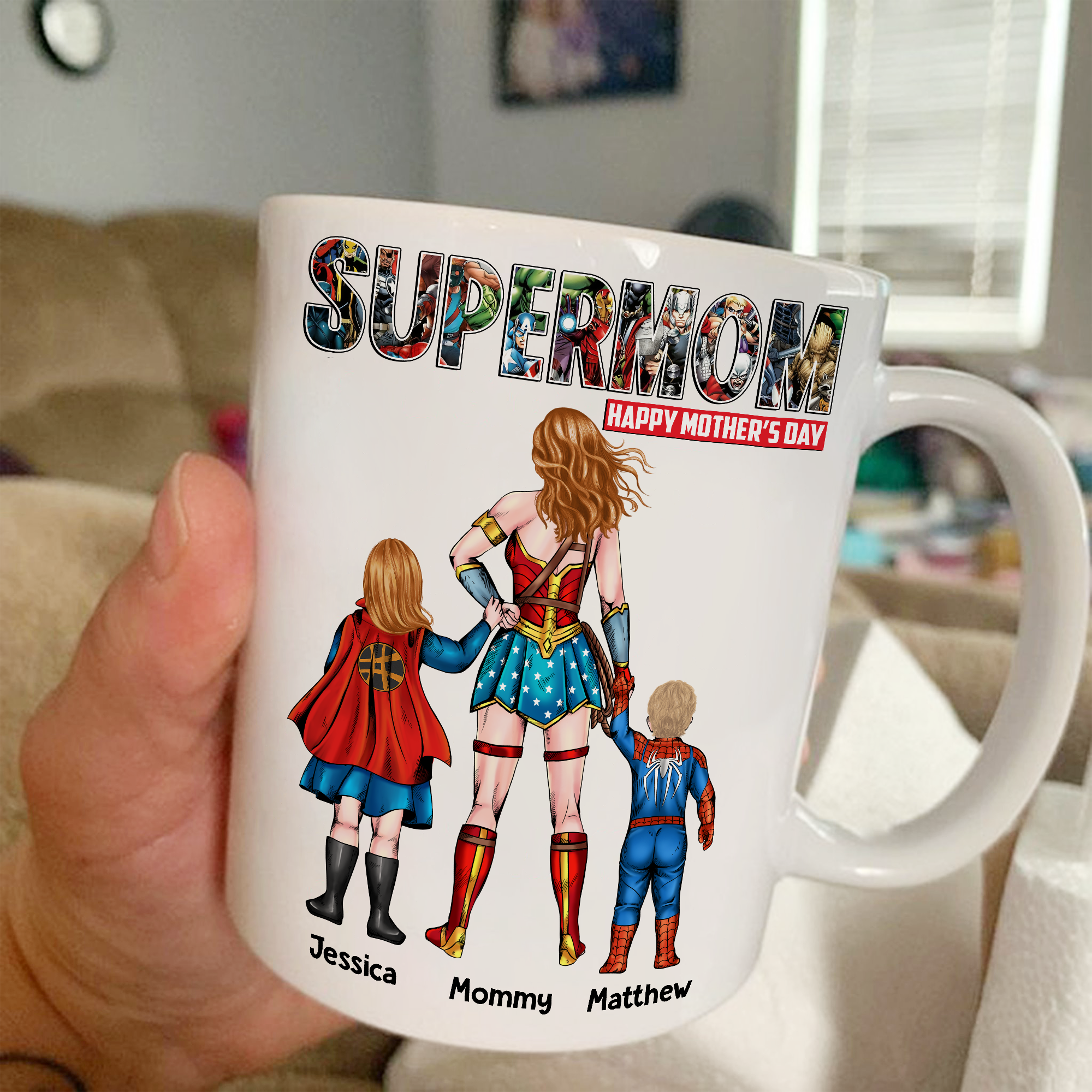 Gifts For Mom - SuperMom - Happy Mother's Day - Super Comix - Comic-con ...