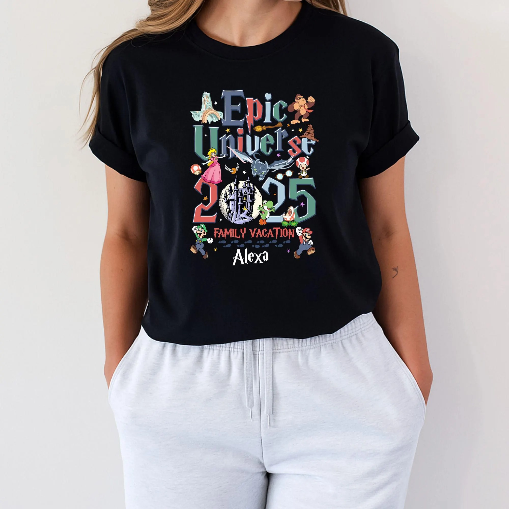 Personalized Tshirt - Family Universe Epic 2025 shirt, Epic Universe ...