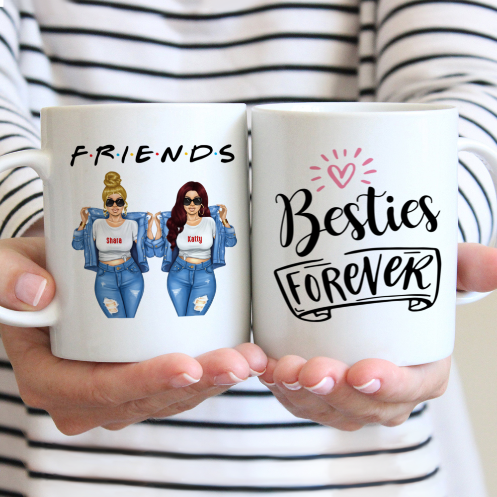 Up to 7 Women - Besties Forever (5363) - Personalized Mug