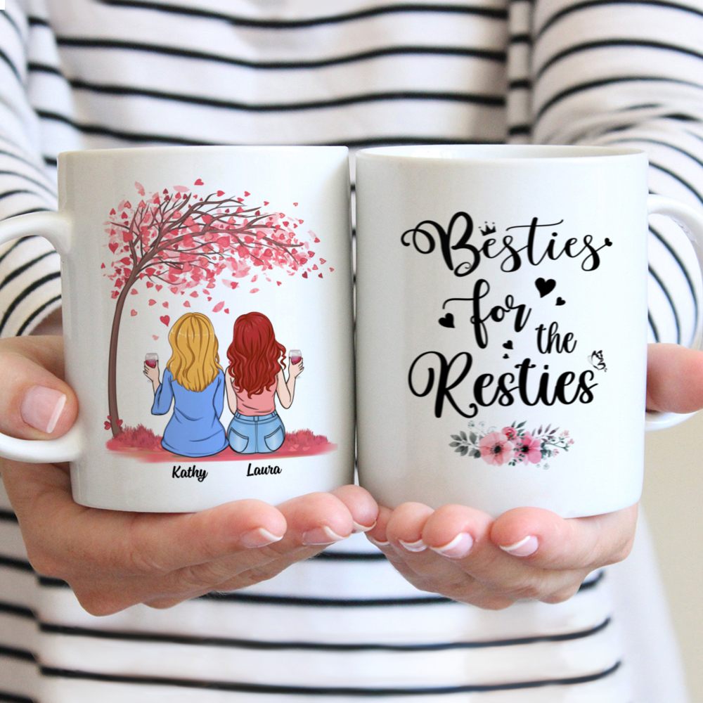 Cute Friends - Besties For The Resties - Personalized Mug