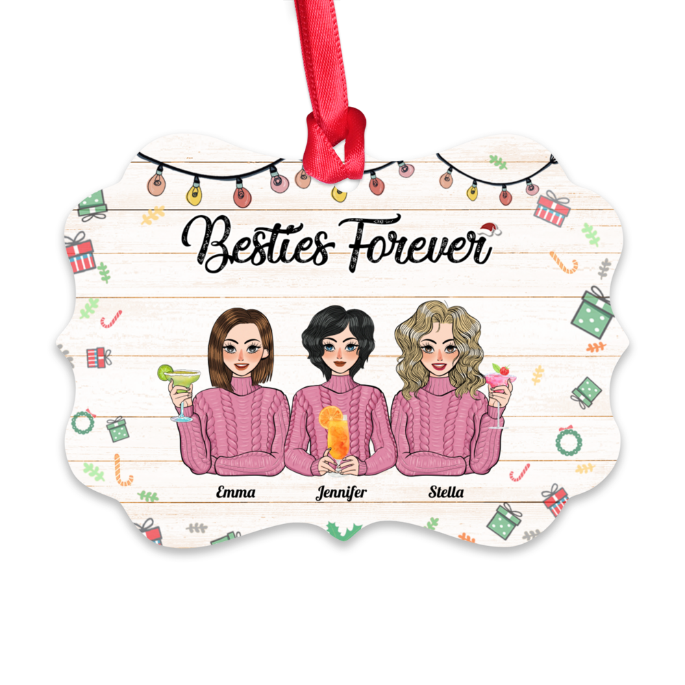 Christmas Ladies - Besties Forever - Up to 5 Ladies (2) - Personalized ...