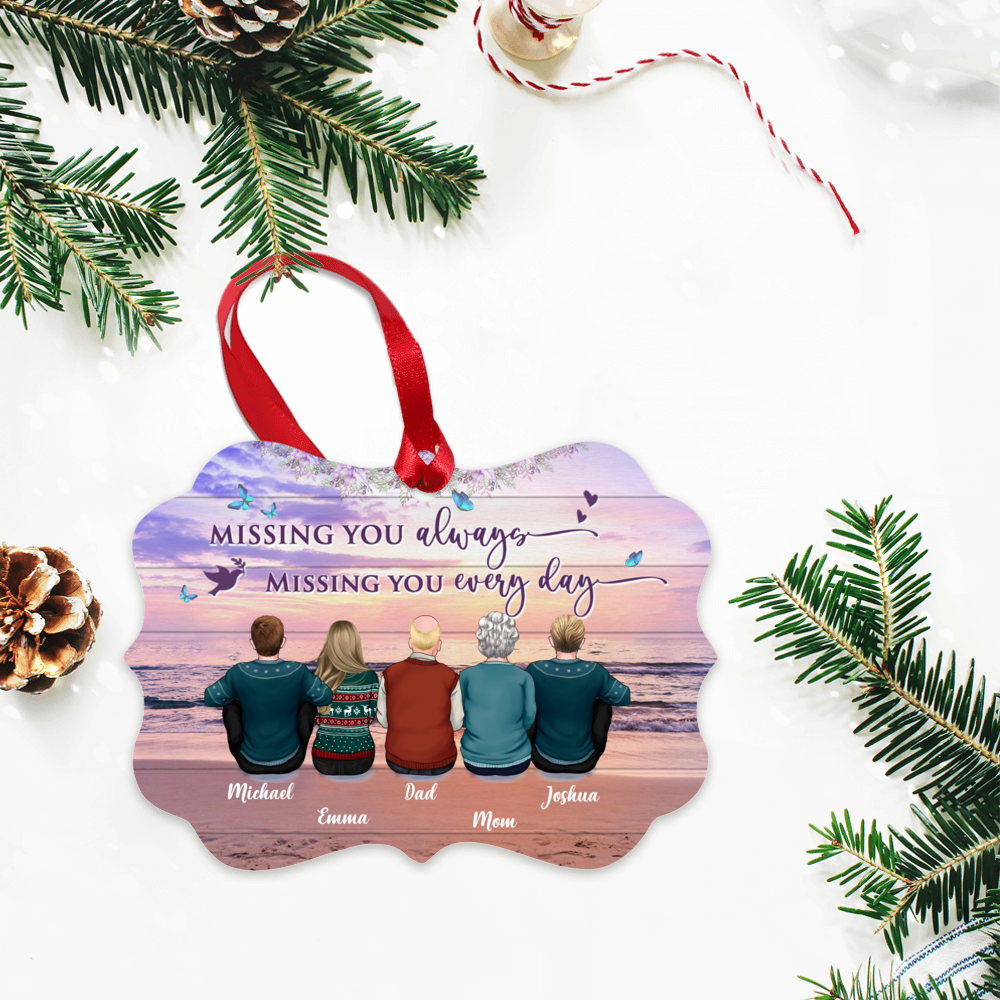 Heaven Ornament - Missing you always missing you every day - Christmas ...