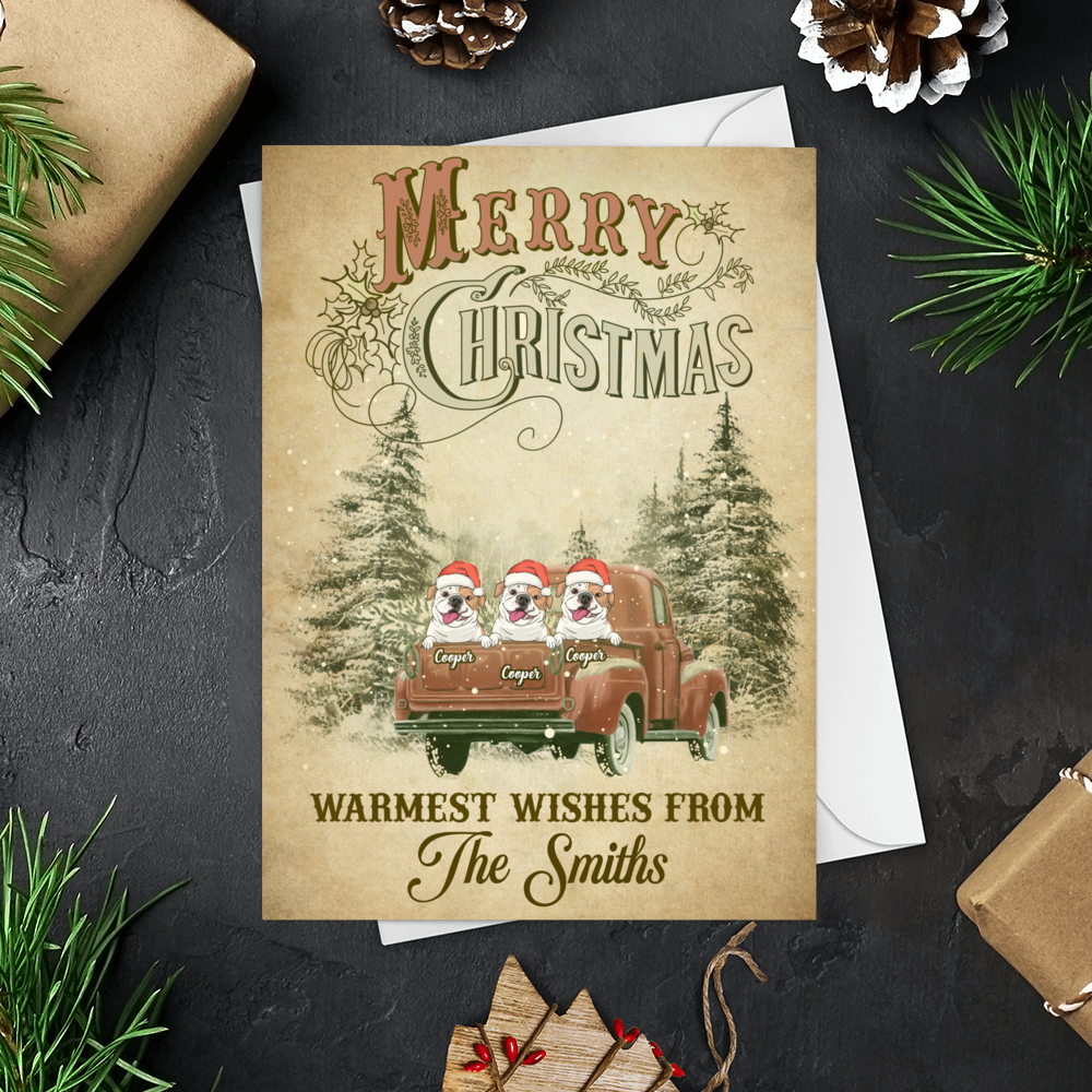 Personalized - Christmas Personalized Postcard - Merry Christmas ...