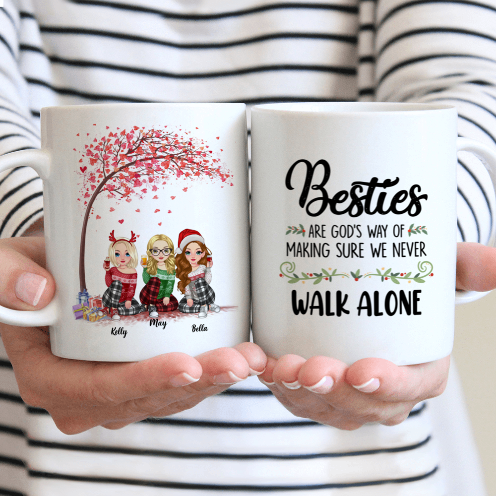 Up To 5 Dolls - Christmas - Besties are God's way of making sure we ...