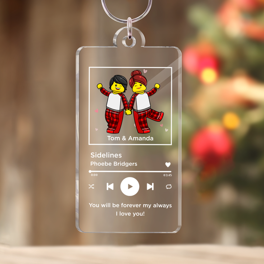 Couple Figure - Custom Song Keychain - A Special Gift for Couple (P1 ...