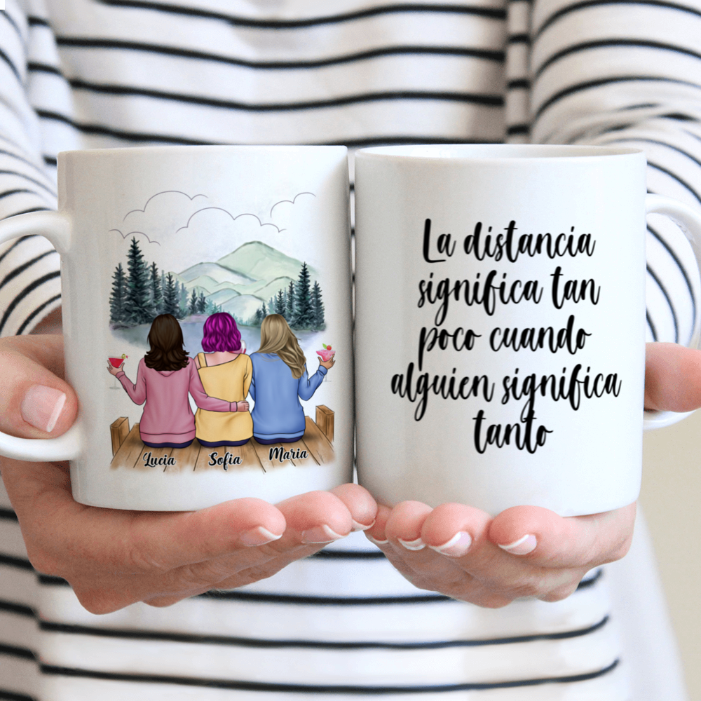 Tazas Personalizadas - La distancia significa tan poco cuando alguien ...