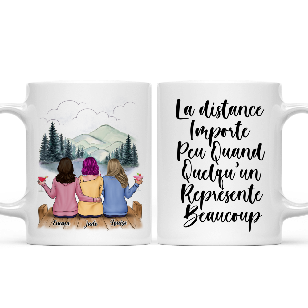 Tasse Personnalisée - La distance Importe Peu Quand Quelqu'un ...
