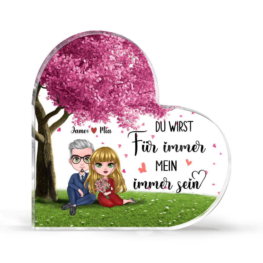 Personalisiertes Schild - Du wirst für immer mein Immer sein. - Germany ...