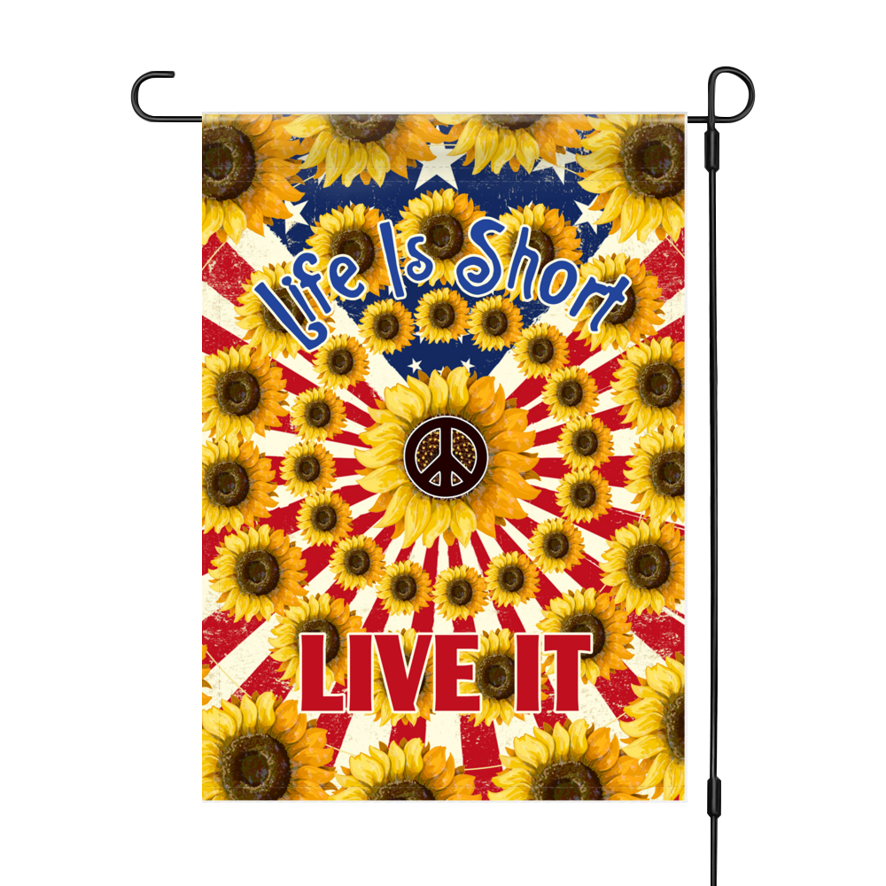 Peace Flag - Hippie Soul Flag Love Peace Bohemian Hippie Flag Outdoor ...