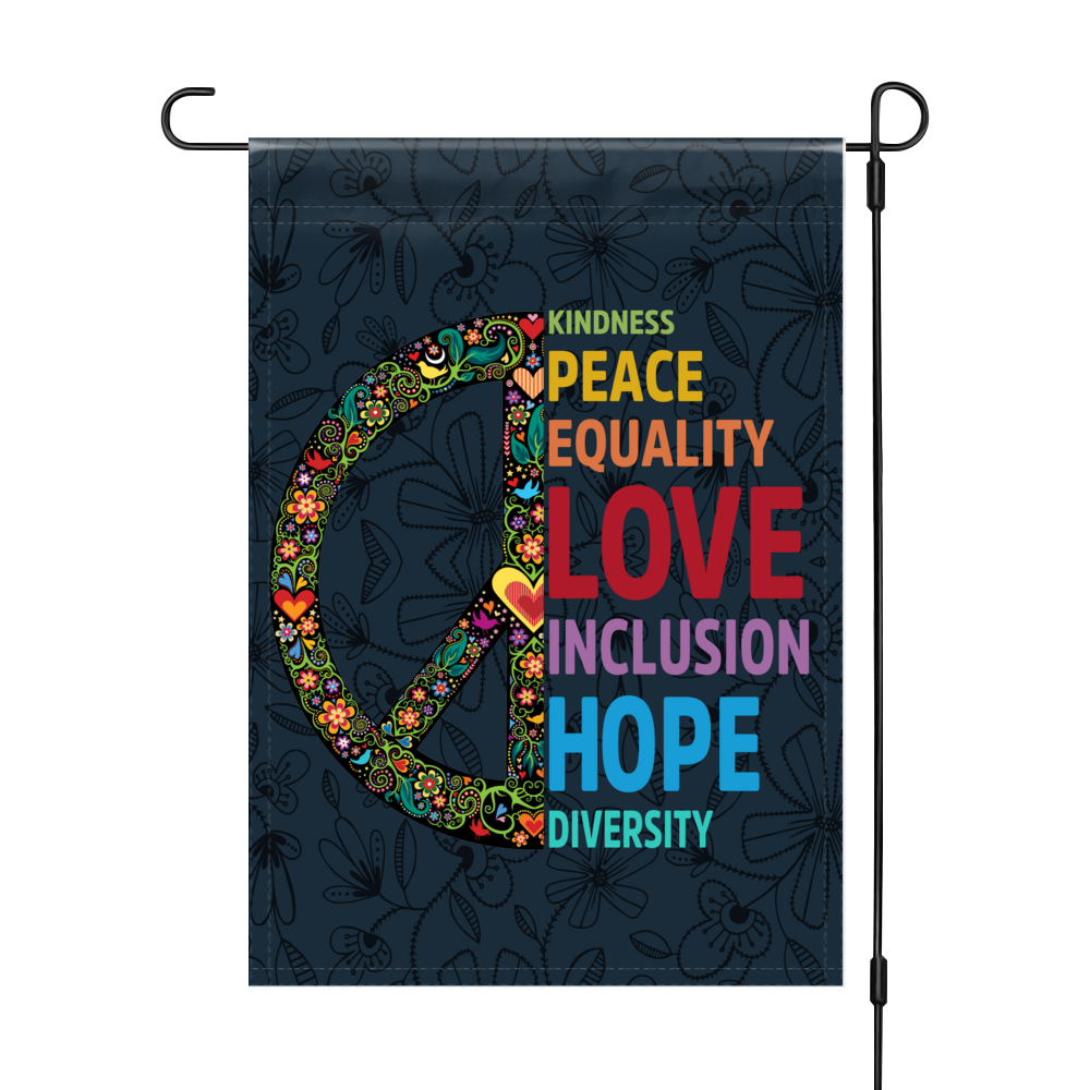 Peace Flag - In This House We Support Equality Flag LGBT Pride Flag ...