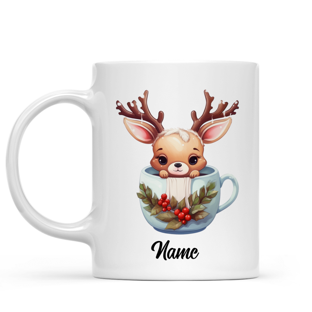 Floral Cat Mug - Floral Cat Mug, Lover Gift - Cute Little Mug - Lovely ...