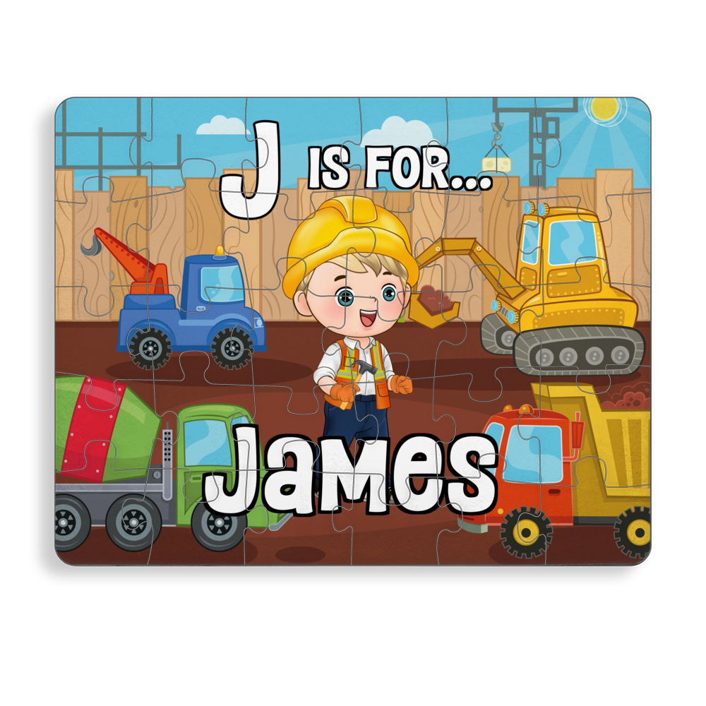 Jigsaw Puzzle Personalized - Personalized Construction Puzzle ...