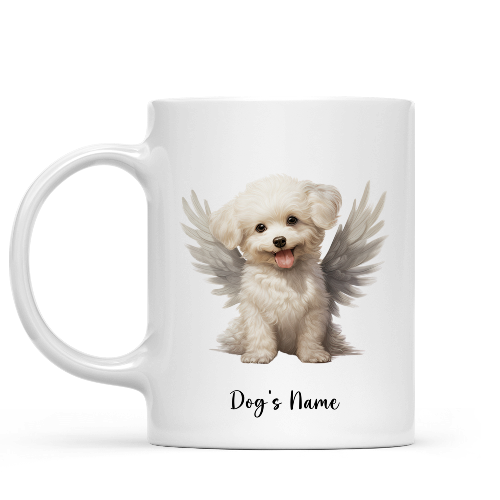 Dog Mug - Angel Dogs Mug - Dog With Wings Mug - My Angel Has Paws ...