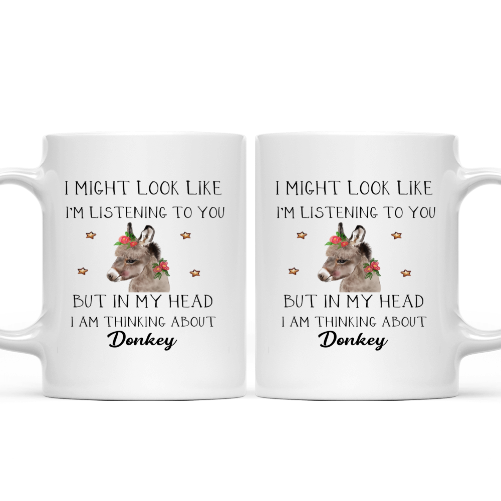 Donkey mug - Cute donkey coffee mug,funny donkey mug, cute animal mug ...