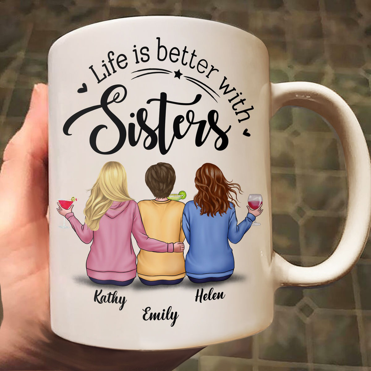 Sisters Gifts - Life is better with Sisters - Birthday Gifts, Christmas ...