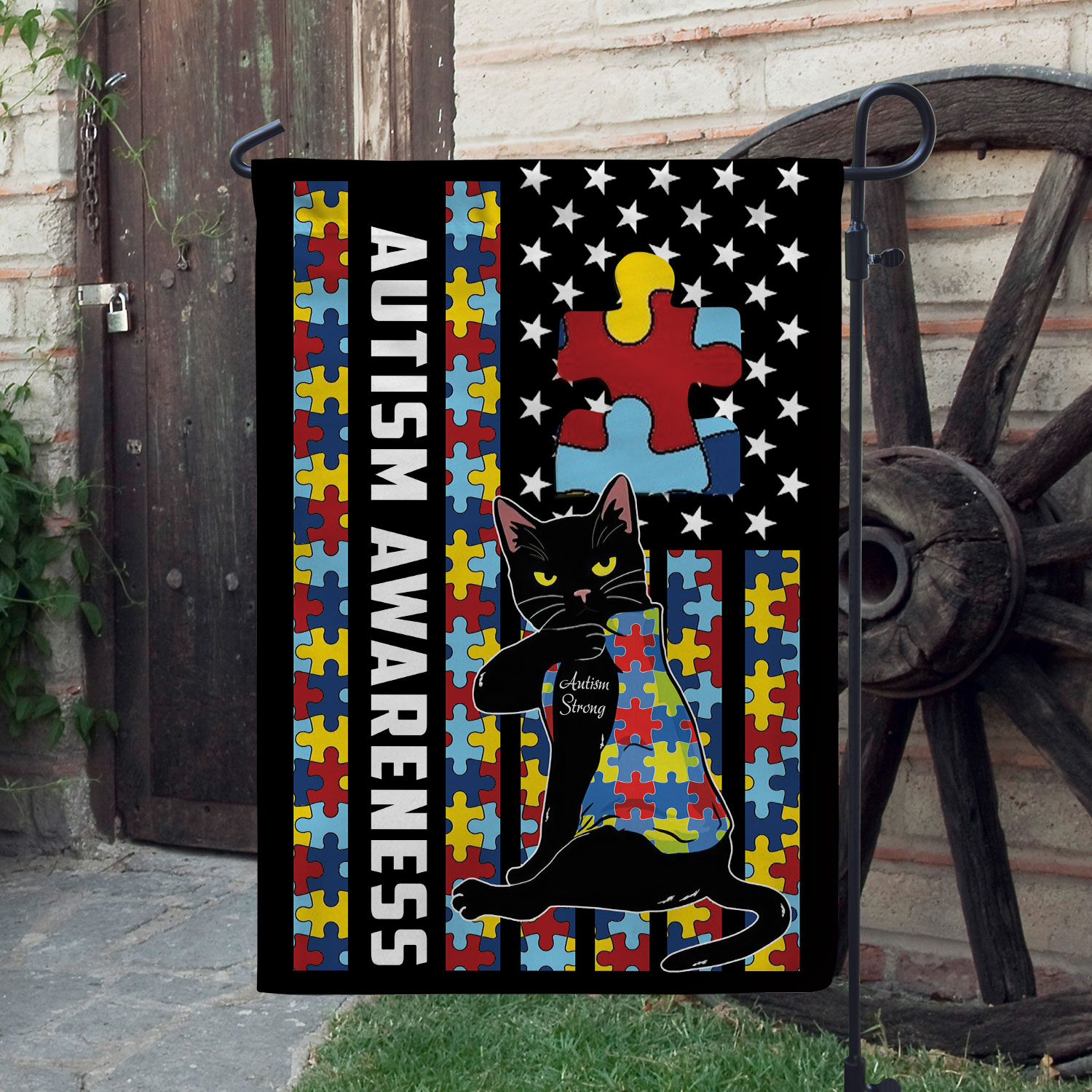 Personalized Garden Flag - Autism Awareness - Autism Awareness Flag ...