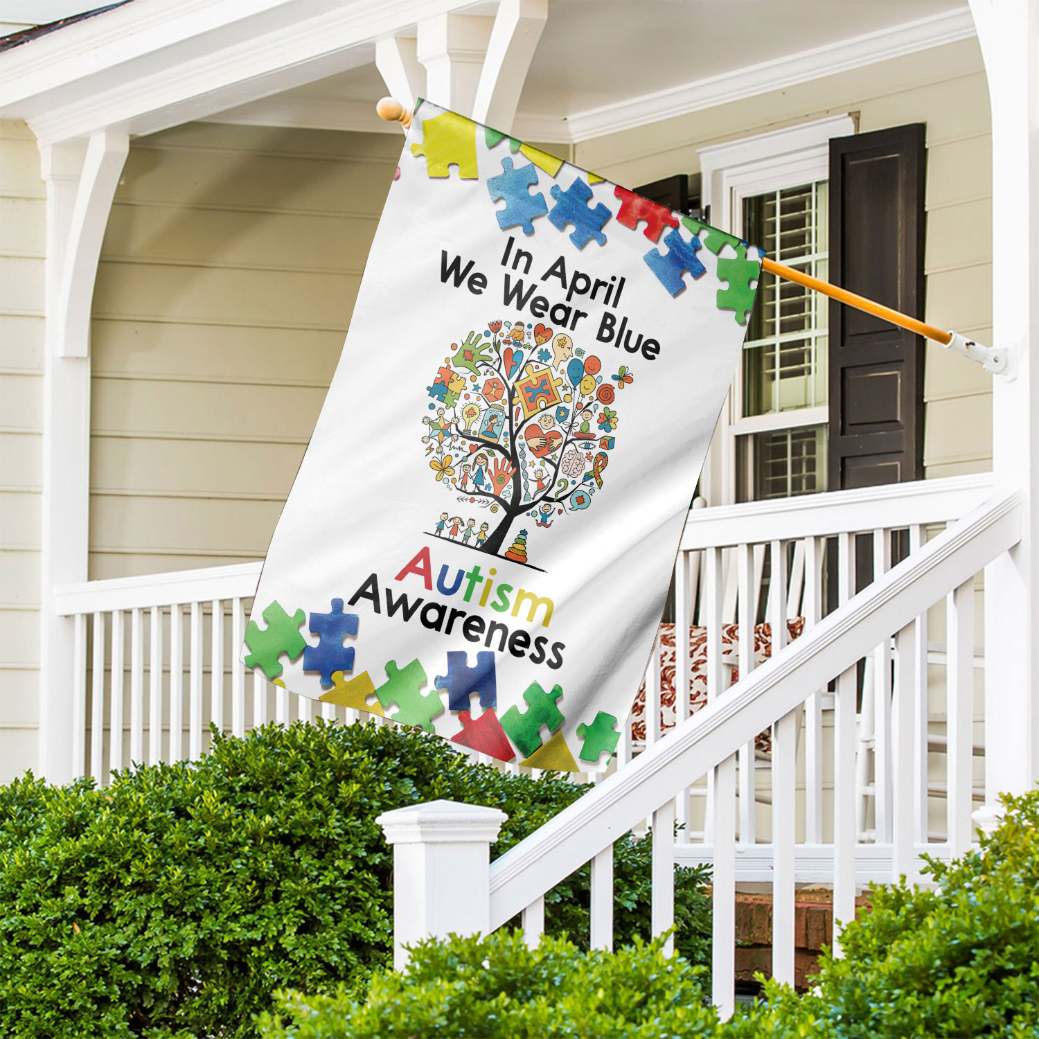 Personalized Garden Flag - Autism Awareness - Autism Awareness Flag In ...