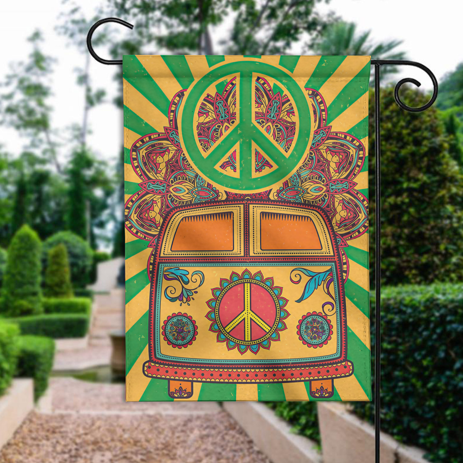 Boho Hippie Bohemian - Hippie Soul Flag, Hippie Peace Flag, Hippie ...