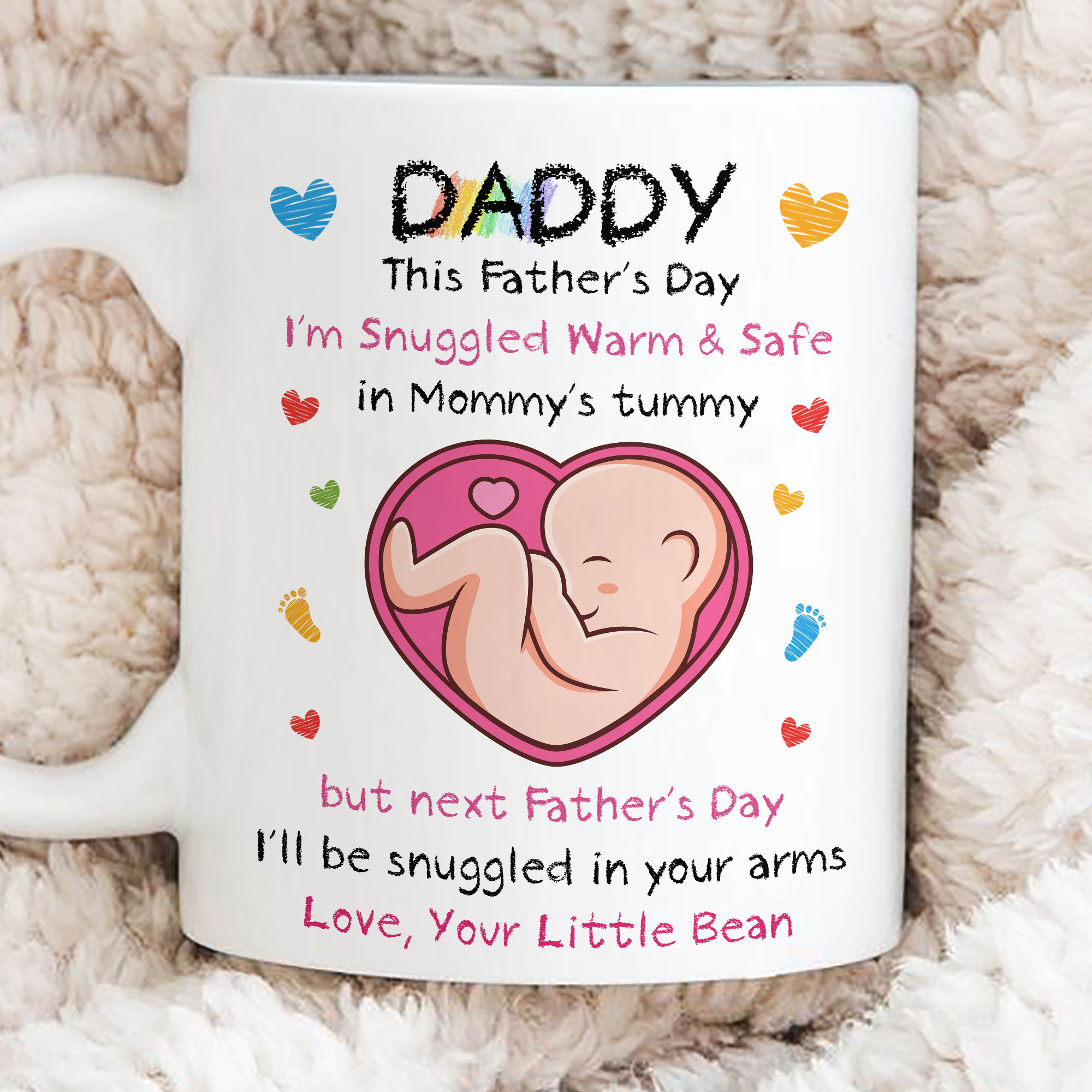 From Baby Bump - Daddy, This Father's Day I'm Snuggled Warm & Safe In ...