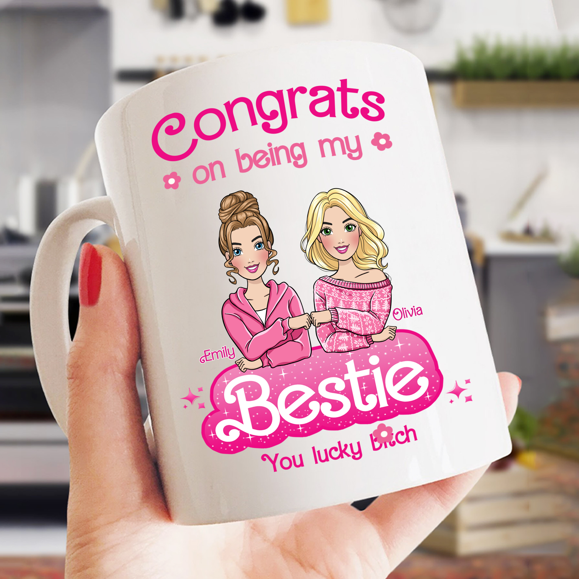 Sisters/Friends Mug - Congrats on being my Bestie (37058 ...