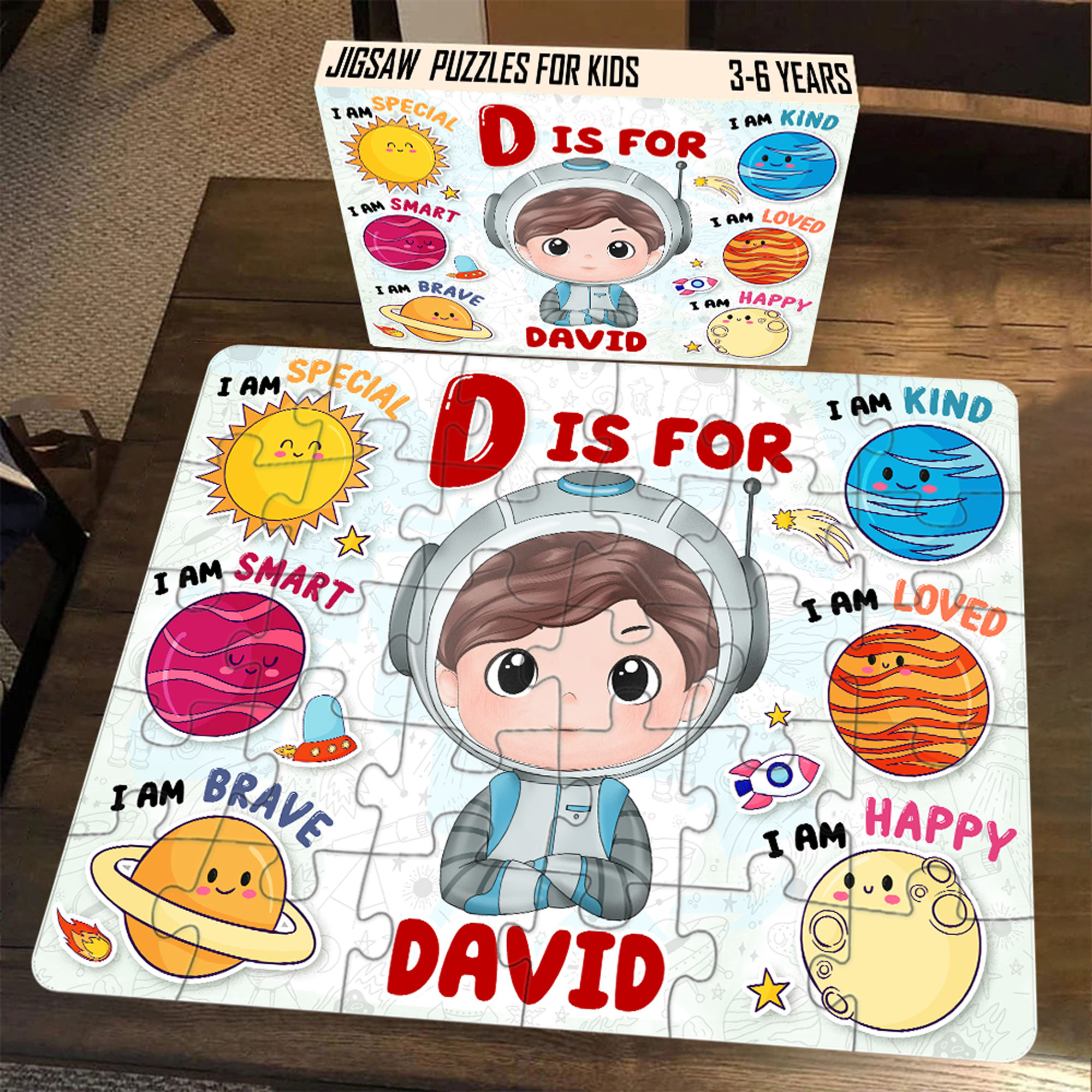 Jigsaw Puzzle Personalized - My Dream Job Puzzle - Astronaut | Birthday ...