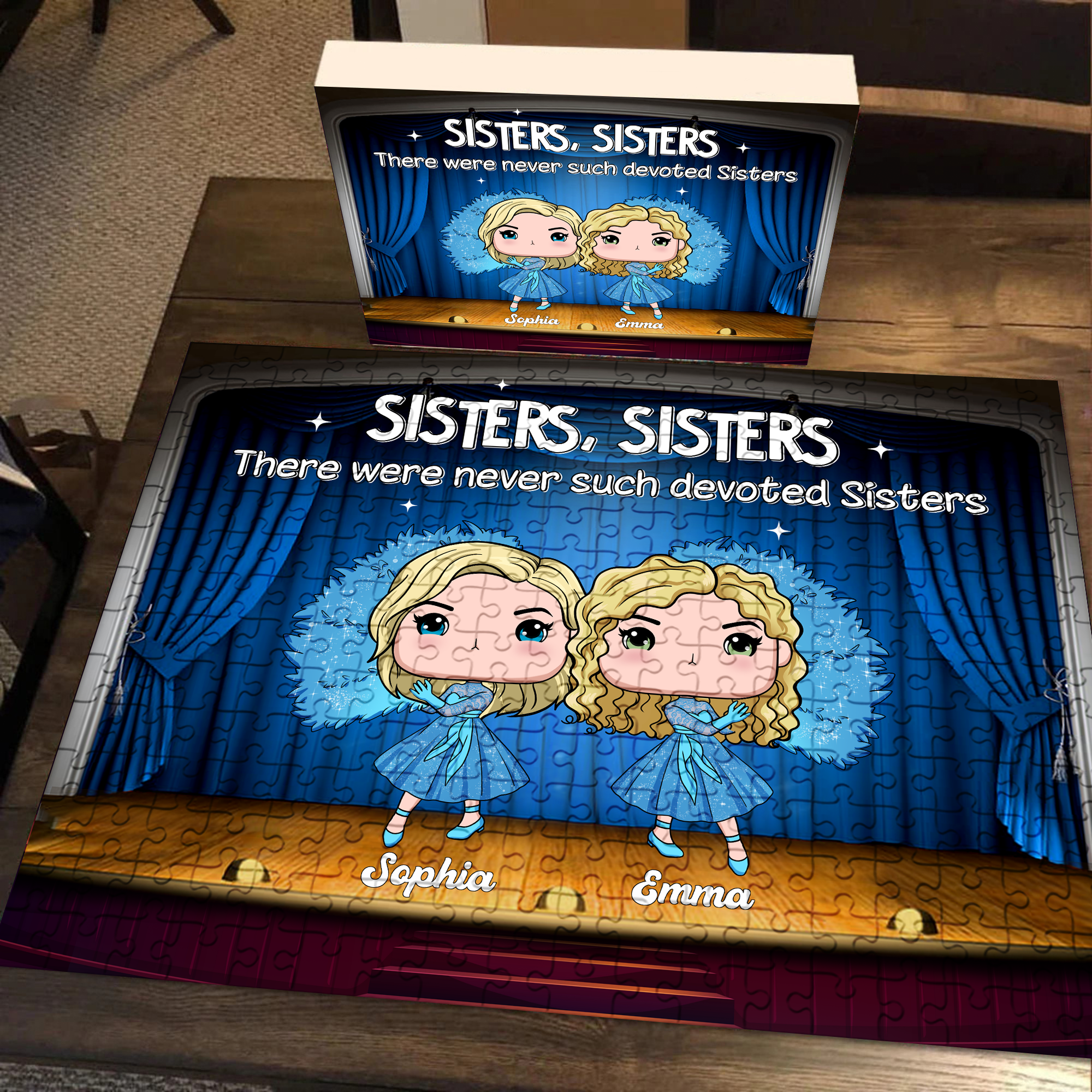 Jigsaw Puzzle Personalized - Sisters, Sisters...There were never such ...