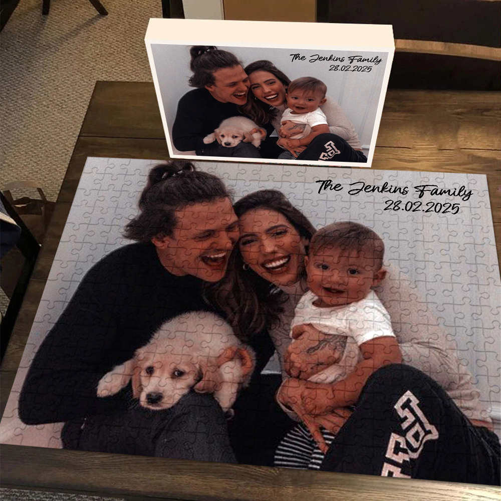 Gossby Custom Photo Puzzles Gift for Family Mother's Day Gift Father's ...
