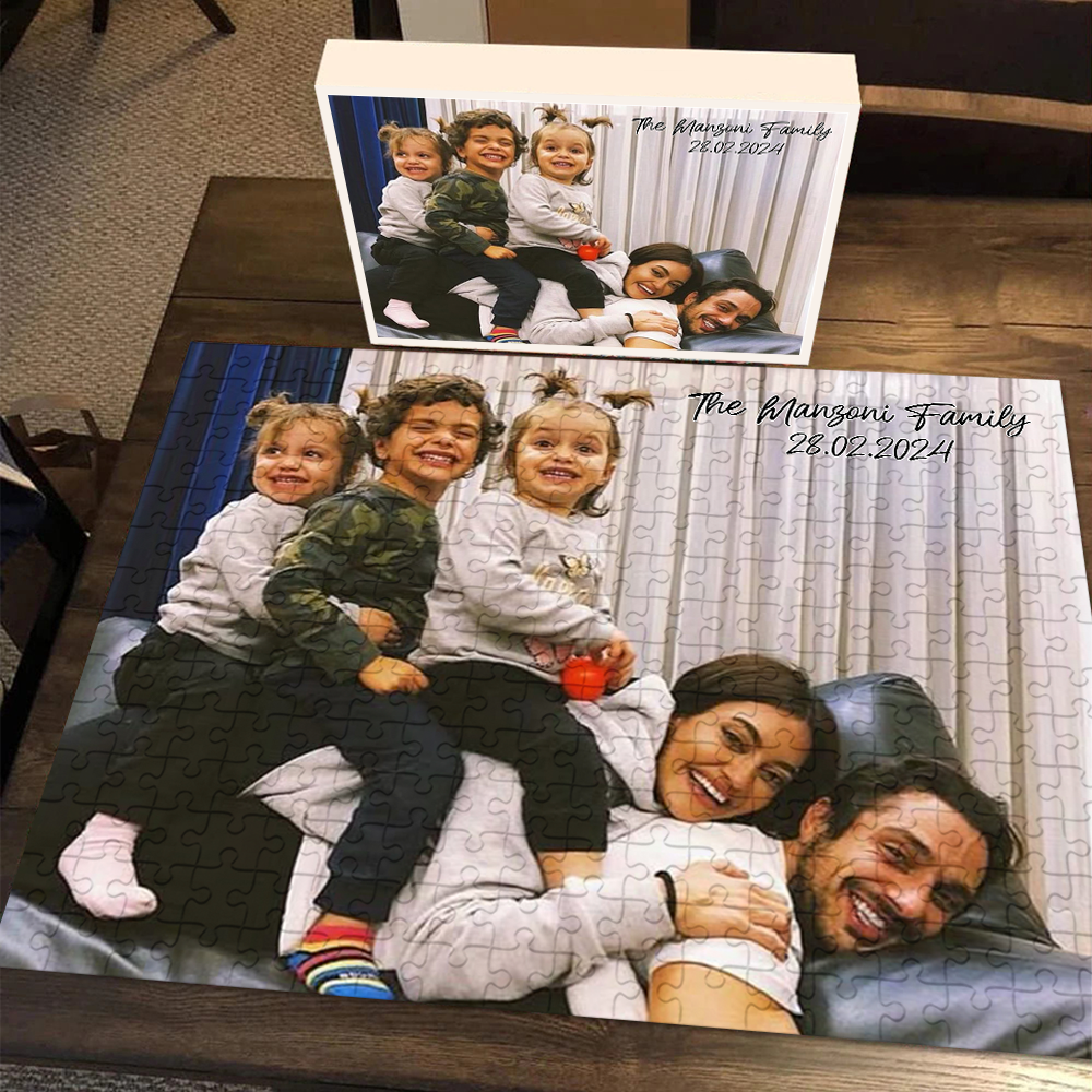 Gossby Custom Photo Puzzles Mother's Day Gift, Father's Day Gift