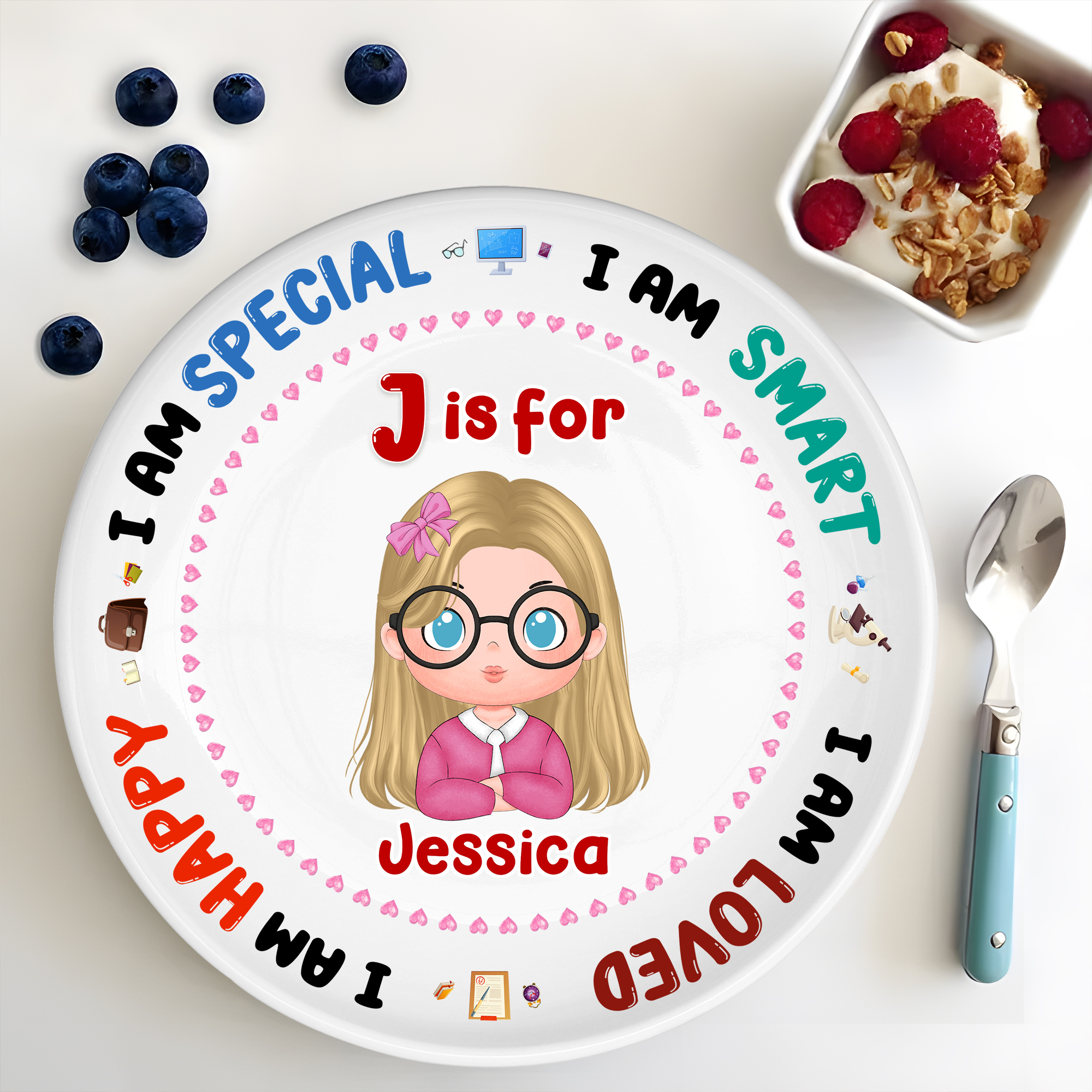 Personalized Ceremic Plate - My Dream Job Plate - Teacher | Birthday ...