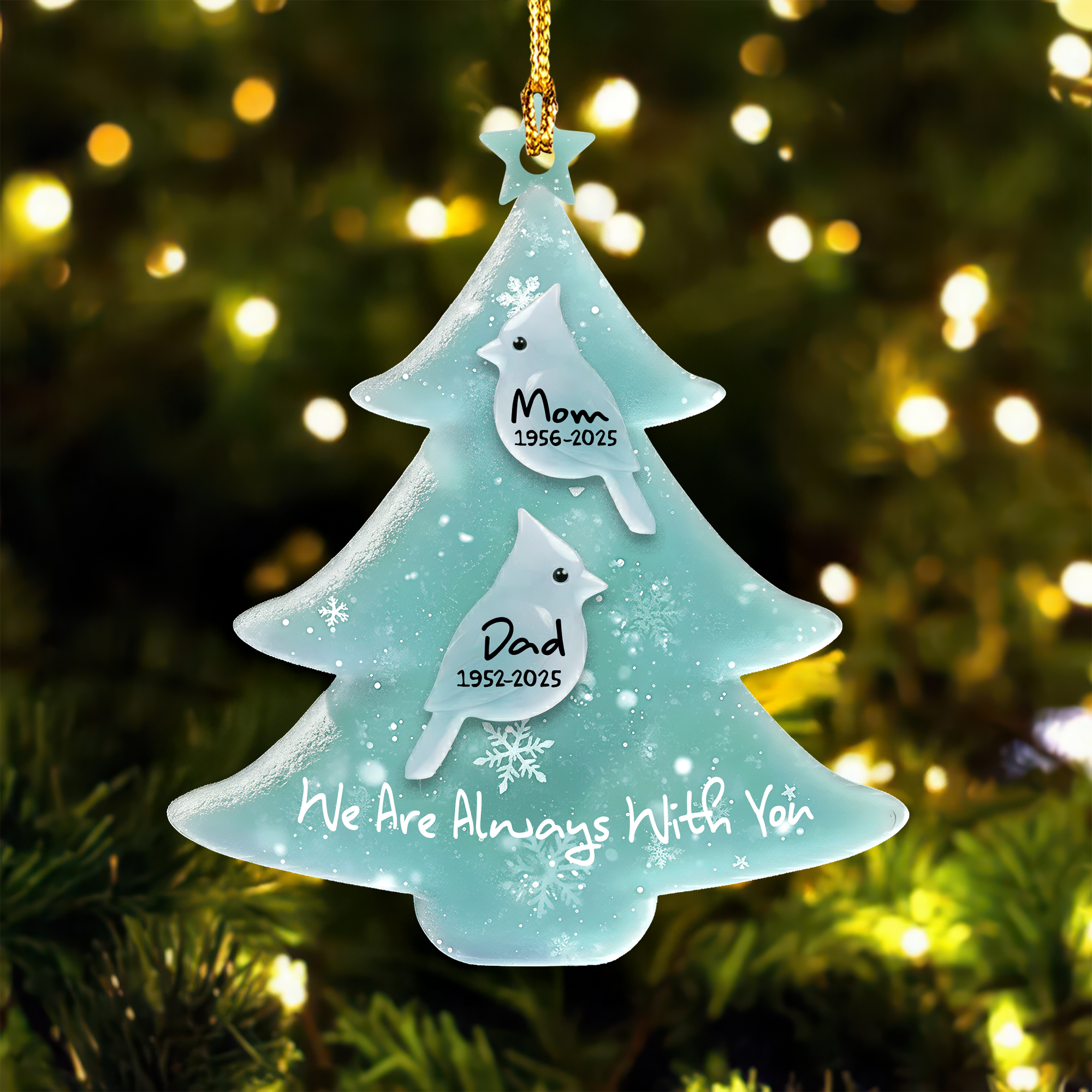 Custom Memorial Christmas Ornament - Cardinal Memorial Ornament - I'm ...