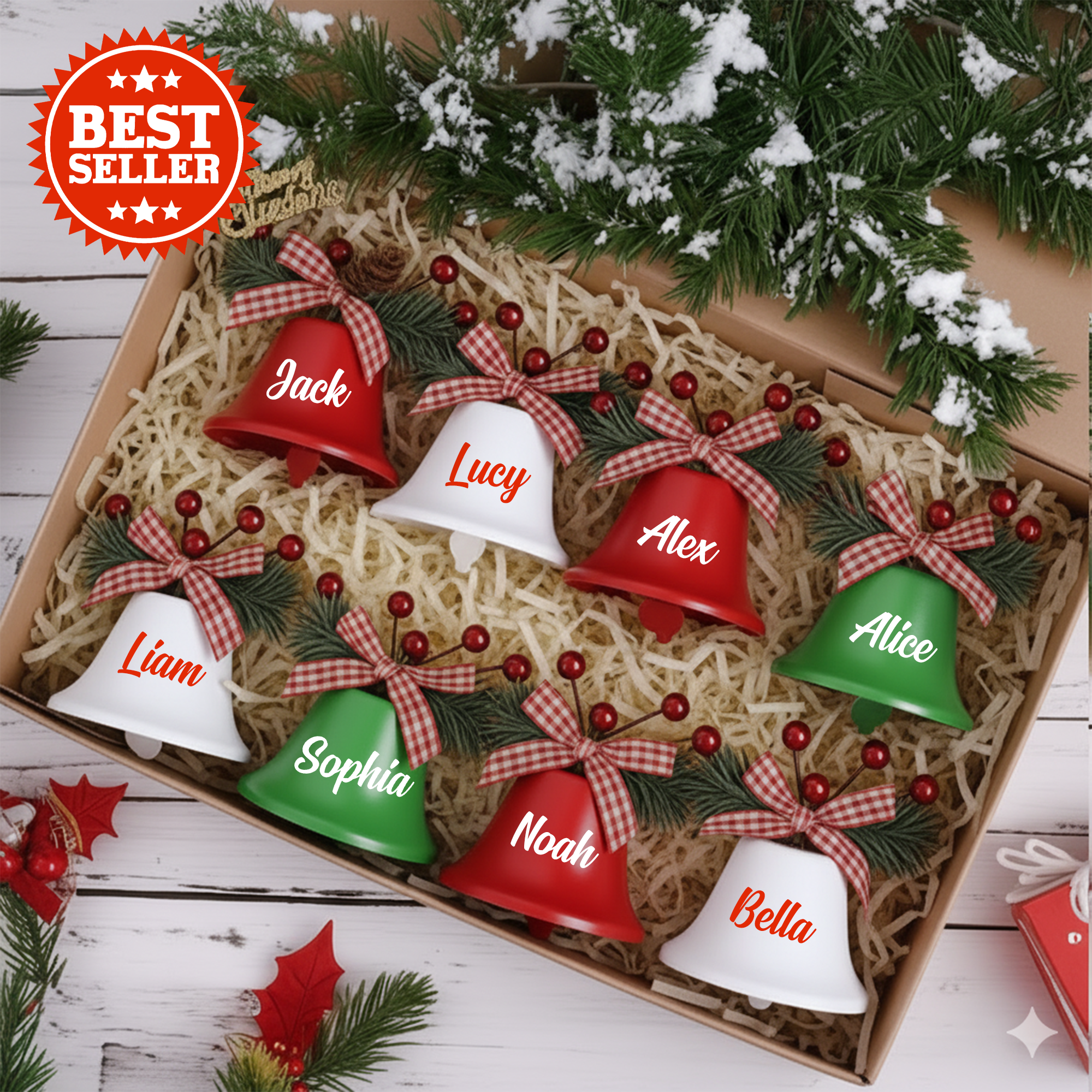 Personalized Set - Personalized Christmas Tree Ornament - Custom ...