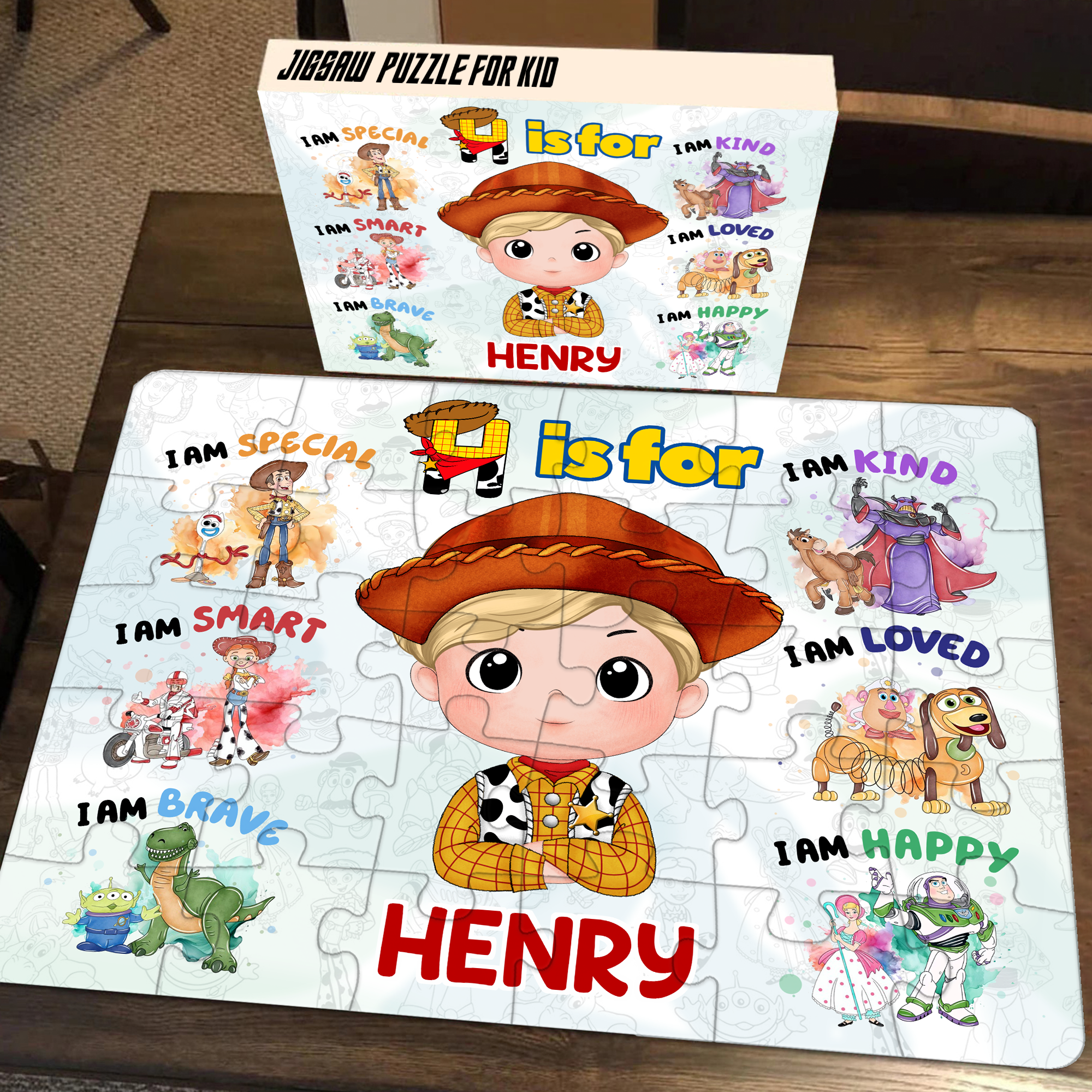 Jigsaw Puzzle Personalized - My Dream Character Puzzle - Toy Story ...
