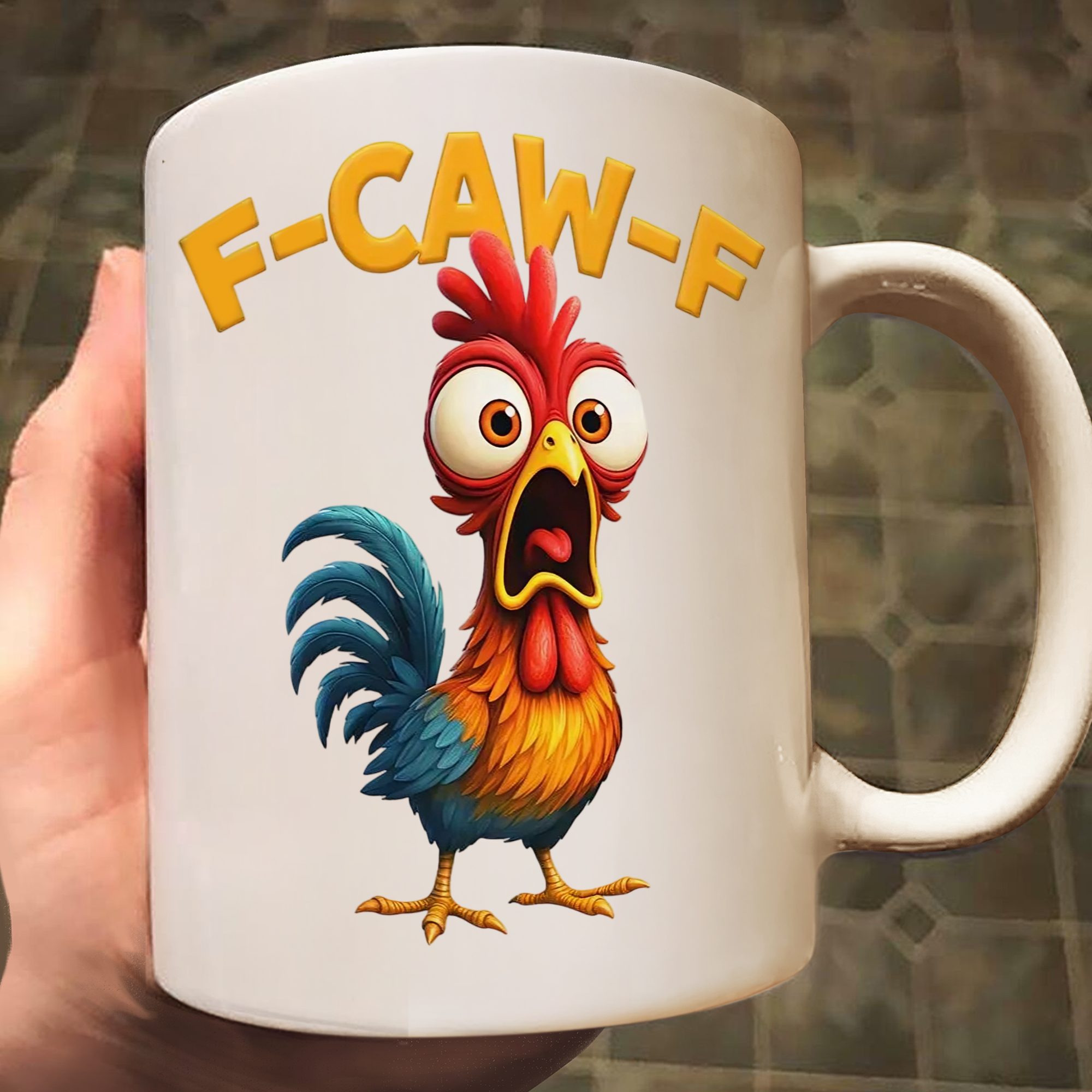 Personalized Set - Personalized Mug - Funny Mug - Humorous Crow F-Caw-F ...