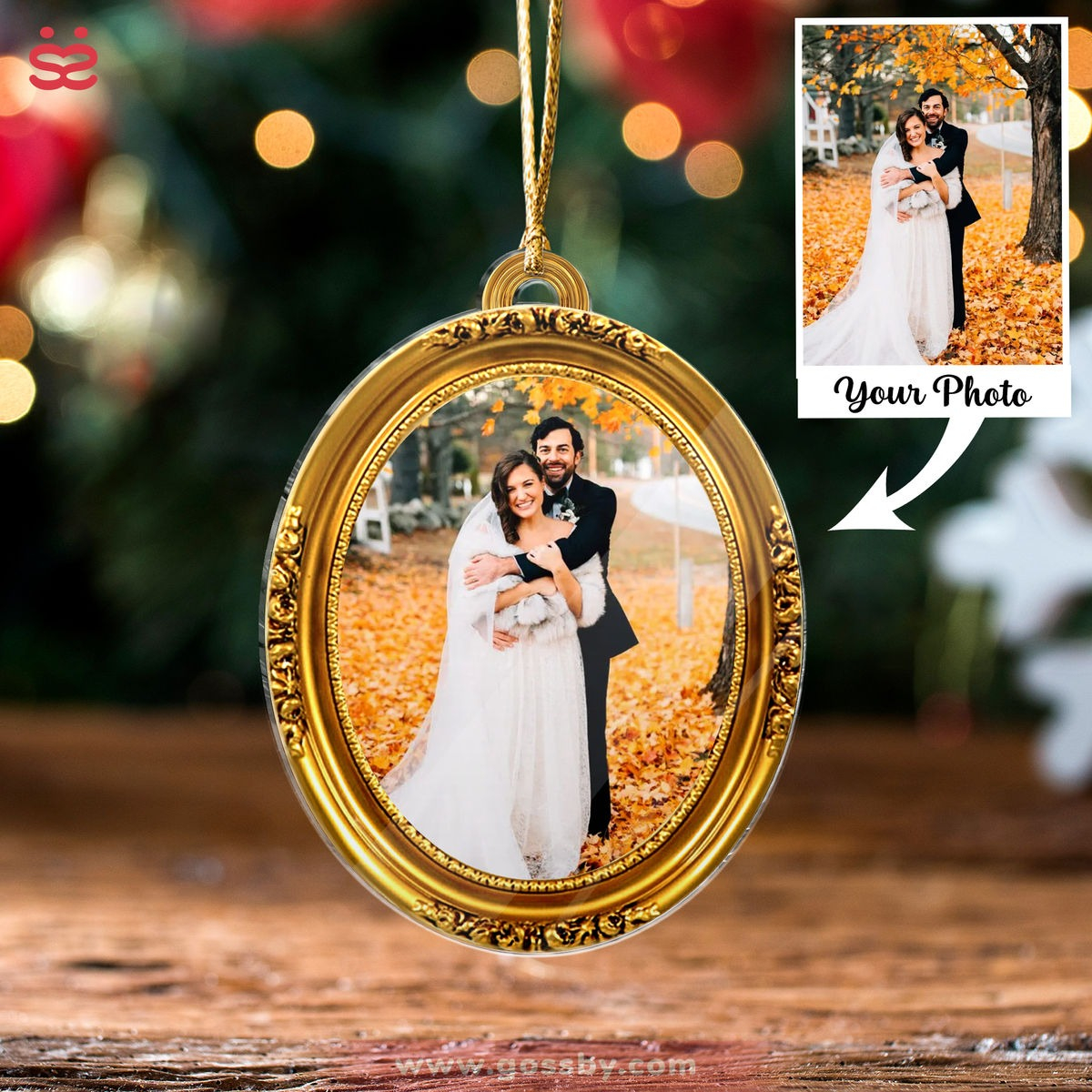 Xmas Ornament - Photo Frame Keepsake Ornament - Customized Your Photo ...