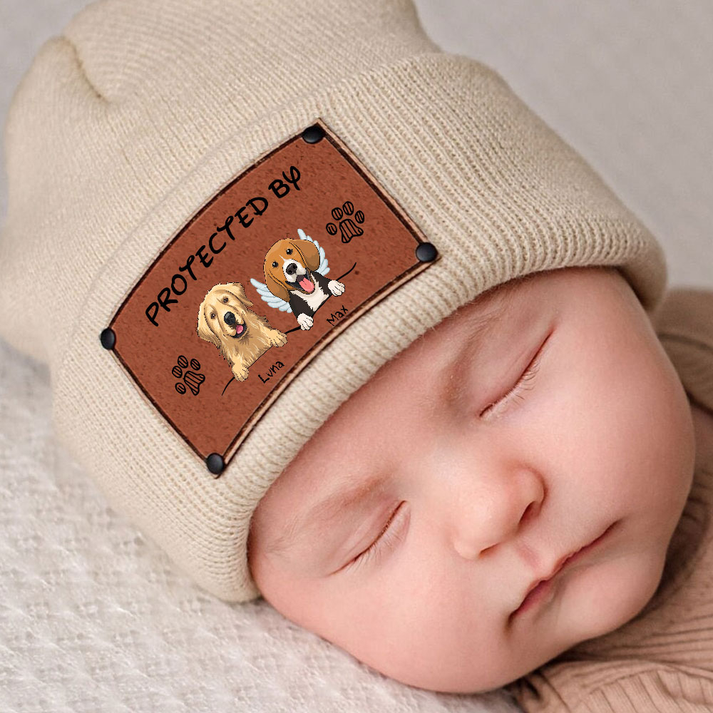Custom Baby Beanie - Protected By (C) Christmas Gift For Baby, Kid ...