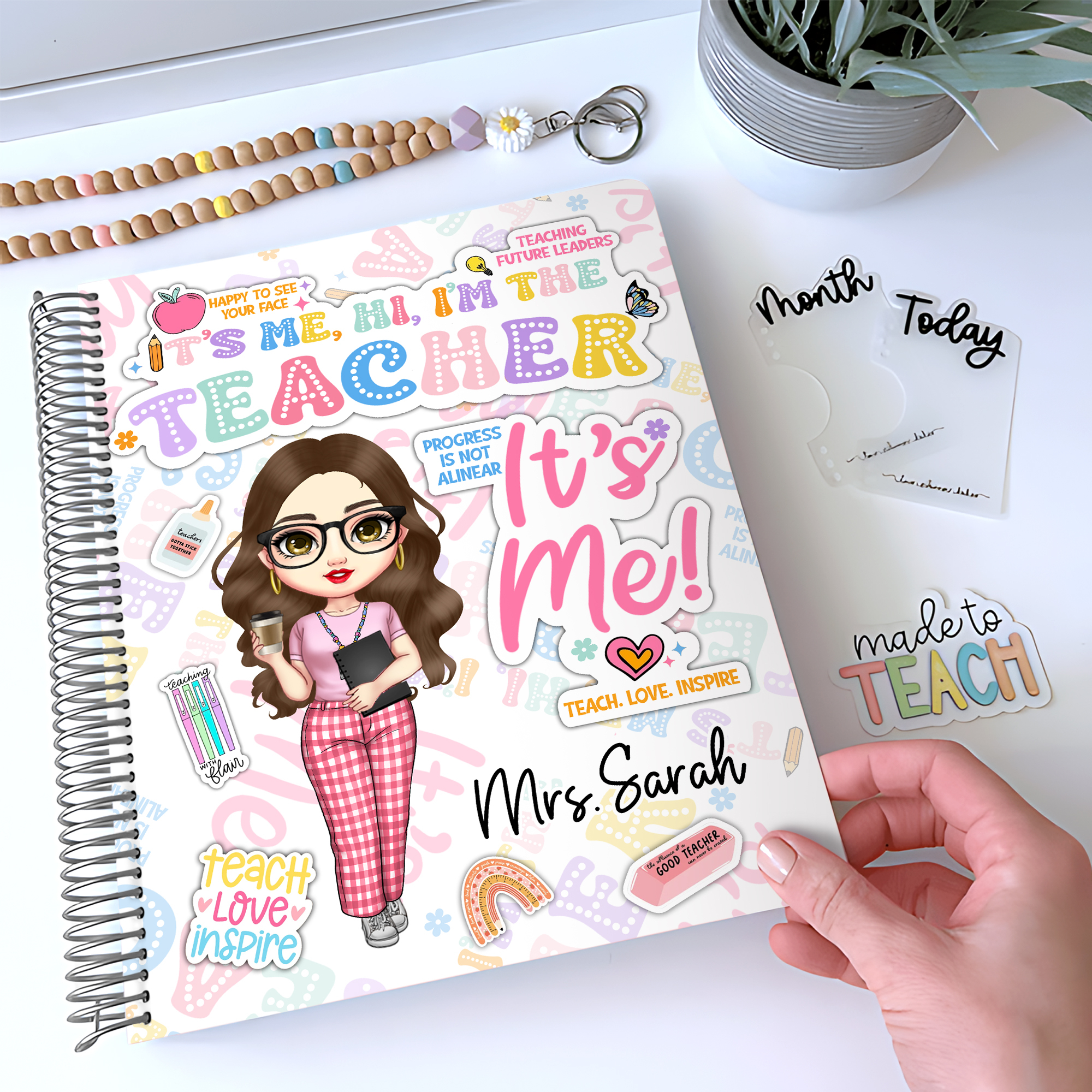 Planner - "It’s Me, Hi, I’m the Teacher It’s Me" - Teacher Planner ...