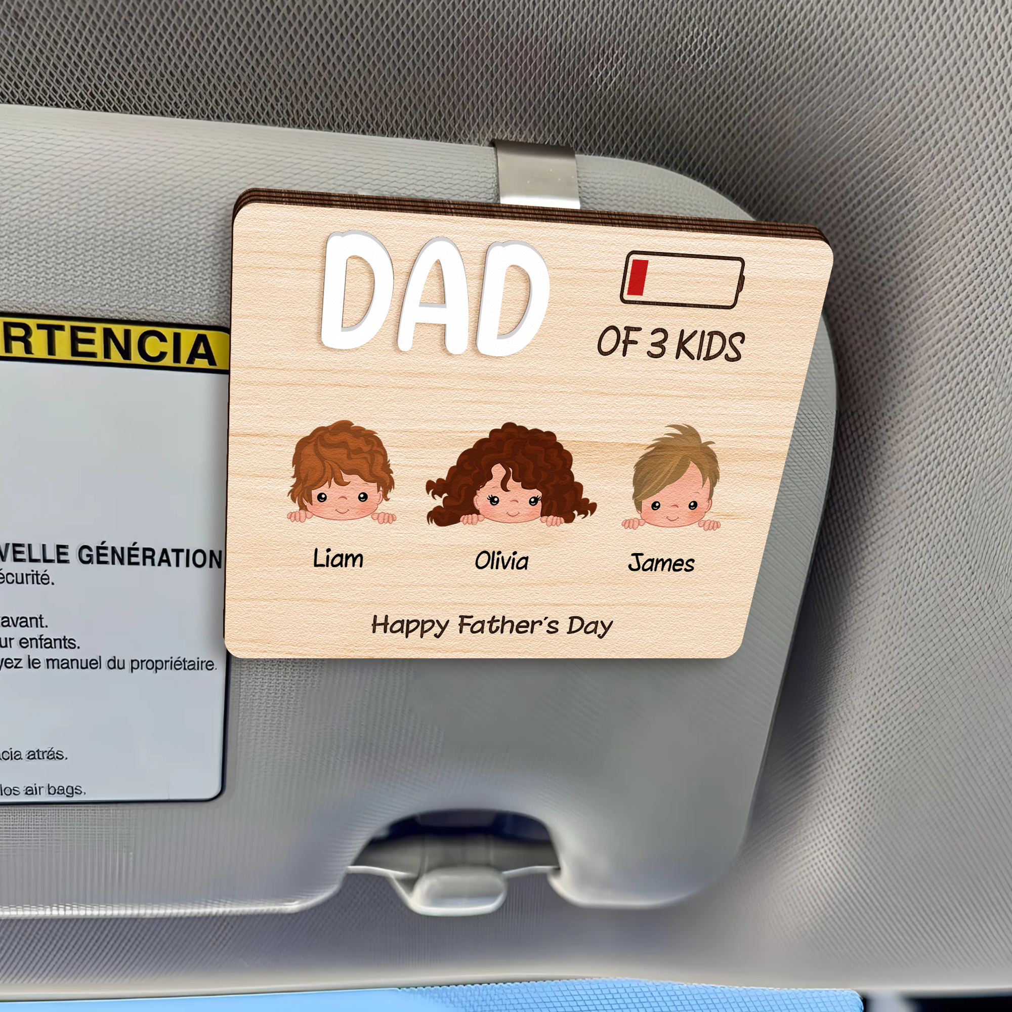 Gossby - Car Visor Clip, Custom Father's Day Frame, Gift for Dad, Gift ...