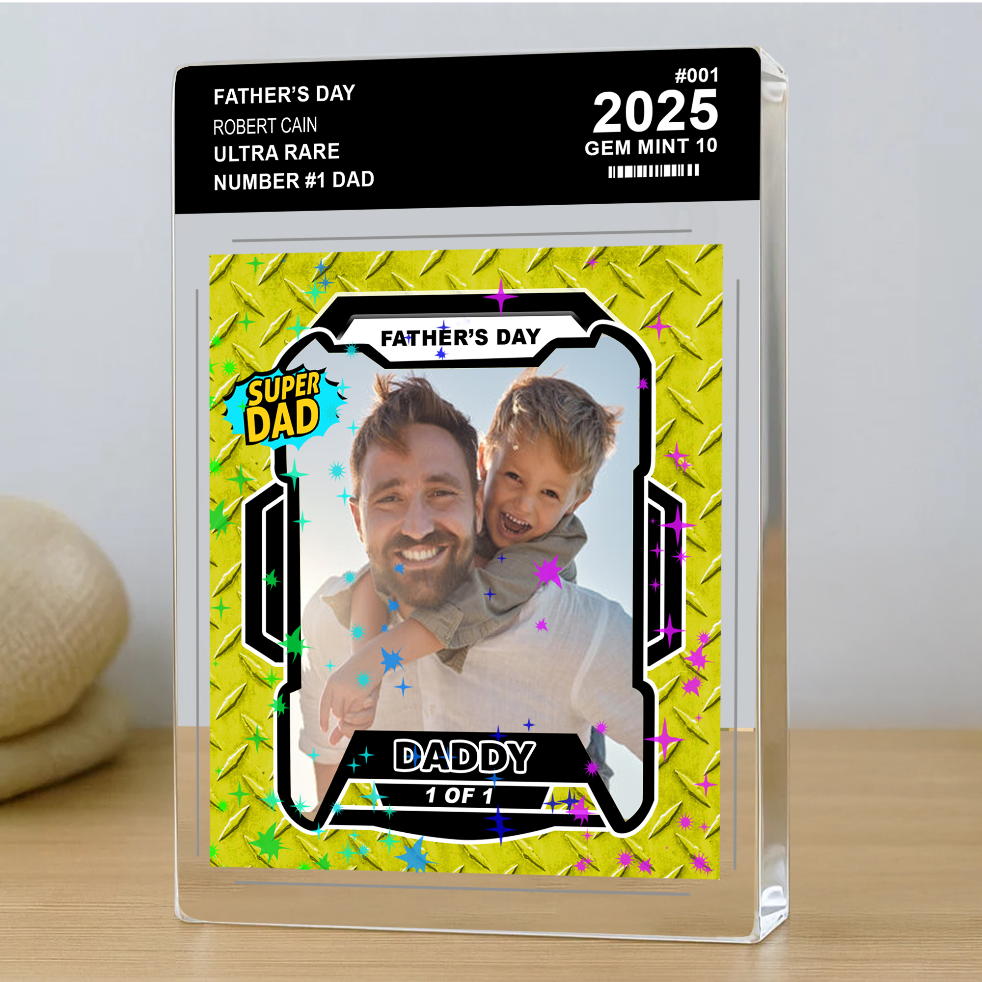 Personalized Acrylic Block Plaque - Father's day Gift - Gift for Dad ...