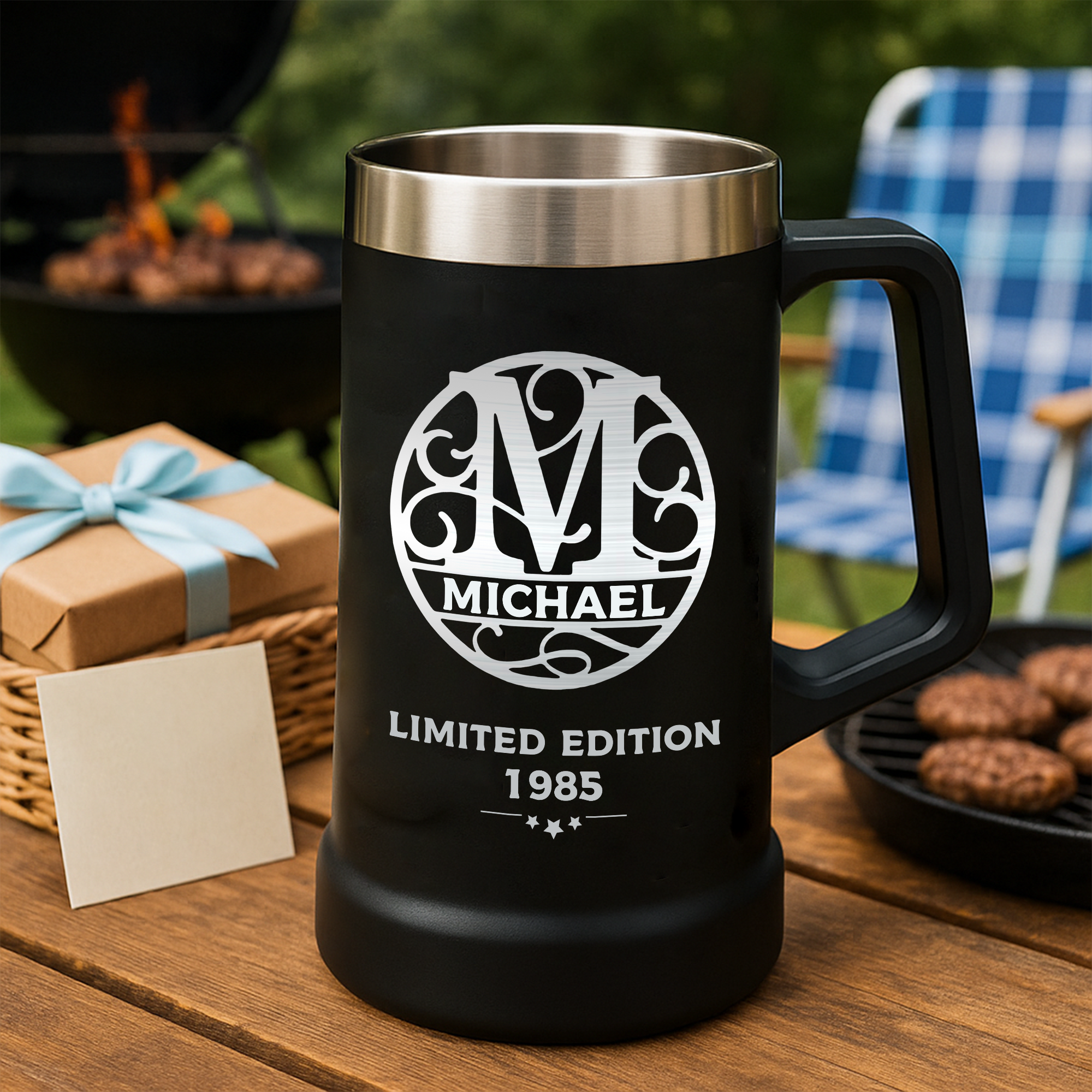 Gift For Beer Lover - [Custom Name] Limited Edition Est. Beer Stein Mug ...